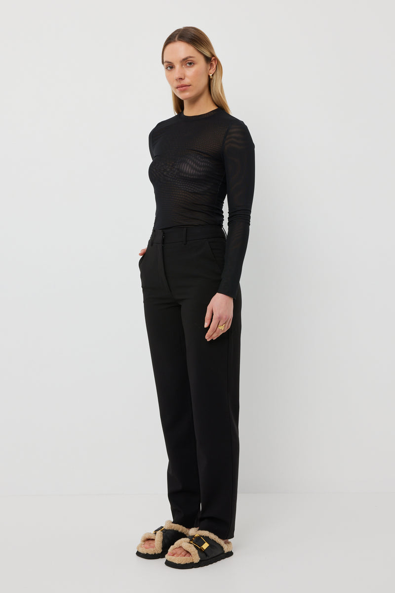 Infinity Pants | Black Suiting – Tuesday Label